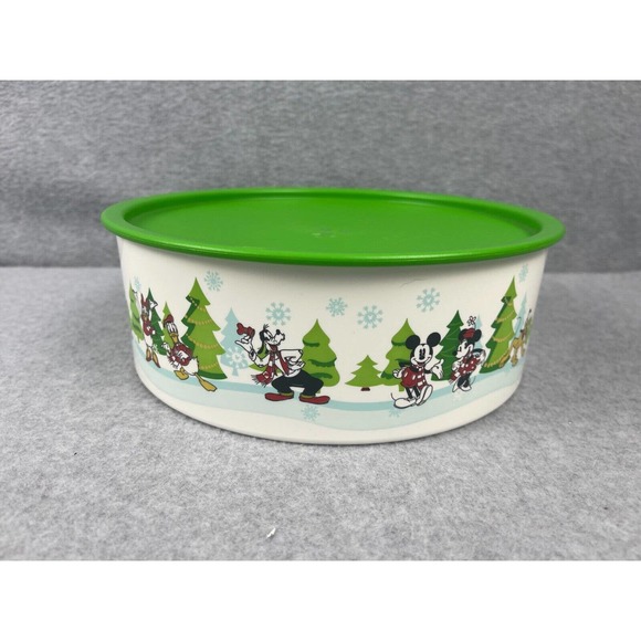 Tupperware | Kitchen | Tupperware Disney Christmas Cookie Treats Holder ...